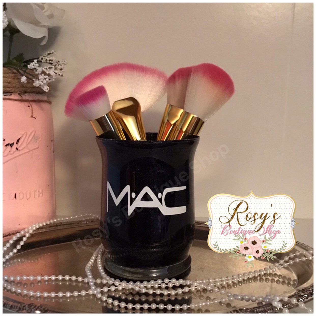 Mac Makeup Pink Brushes