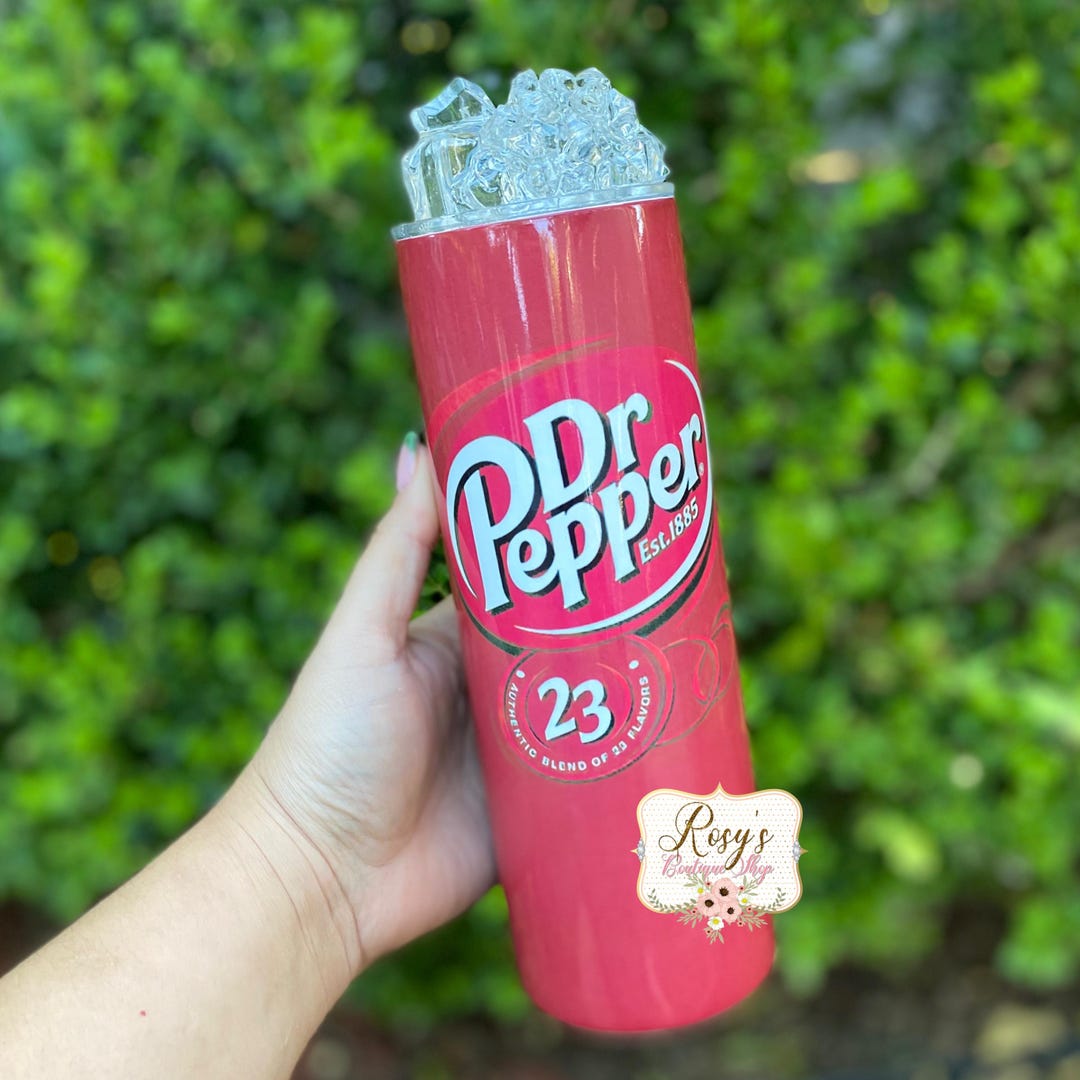 D.P Soda Drink 20oz Tumbler With Ice Lid Topper | Soda Lovers Gifts ...