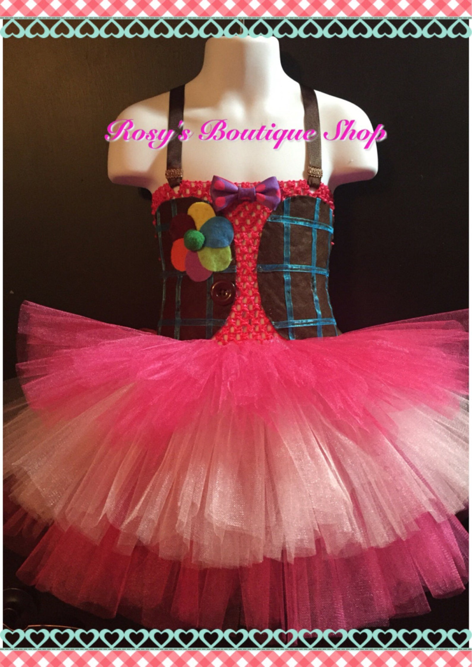 Bing Bong Inspired Tutu Dress Birthday Tutu Dress Halloween - Etsy