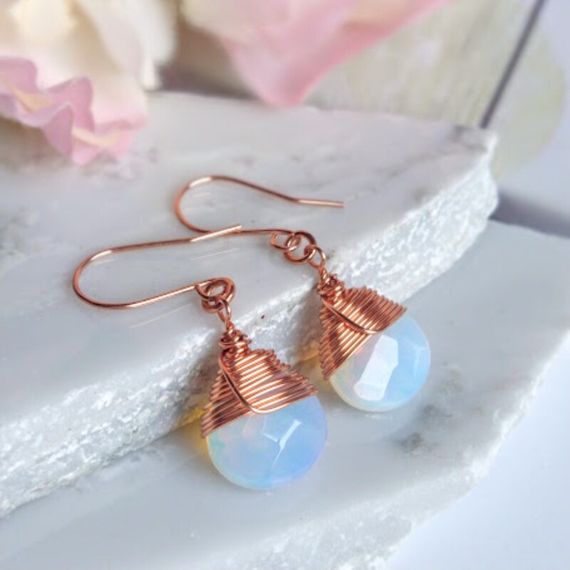 Opalite Earrings - Etsy