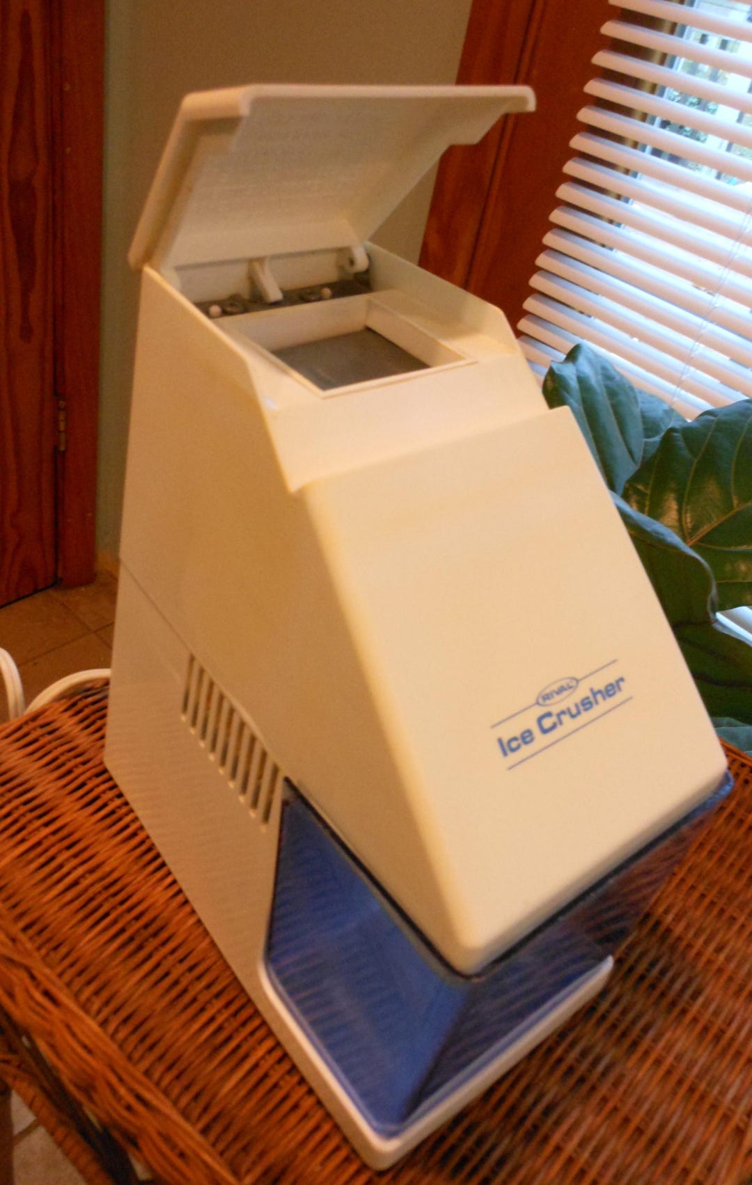 Working Mid Century Rival Ice Crusher, Blue Bowl, Retro Bar - Etsy