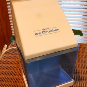 Working Mid Century Rival Ice Crusher, Blue Bowl, Retro Bar - Etsy