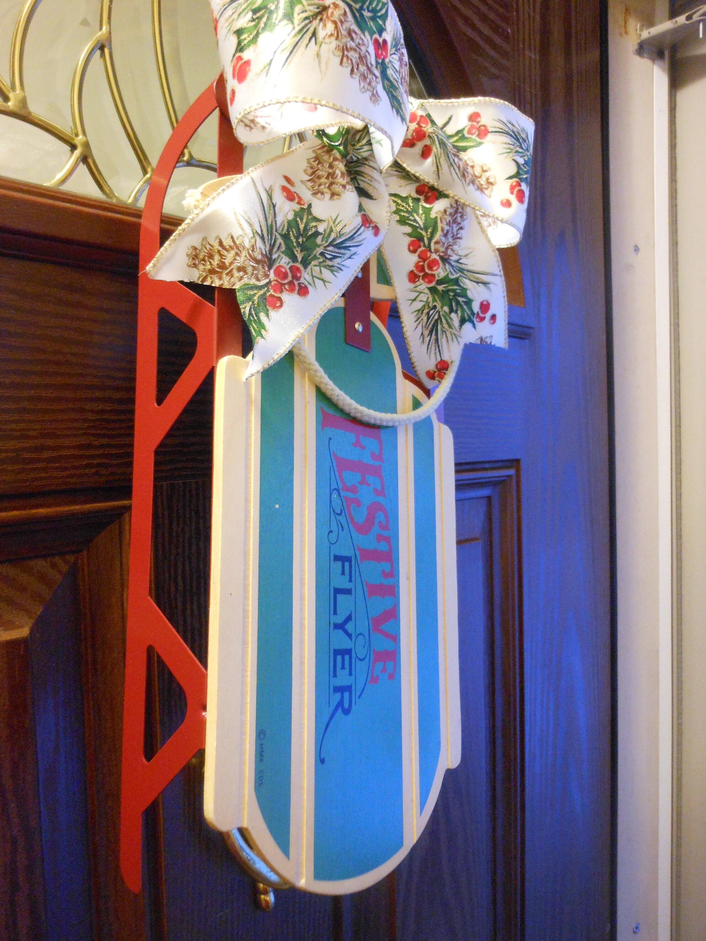 Decorative Vintage Hallmark Mini Sled festive Flyer - Etsy