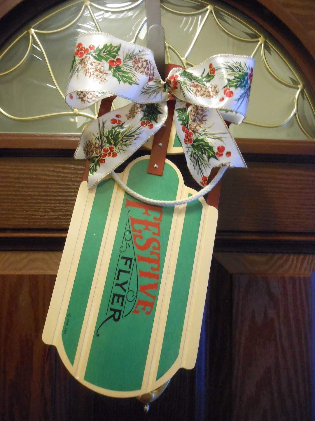 Decorative Vintage Hallmark Mini Sled festive Flyer - Etsy