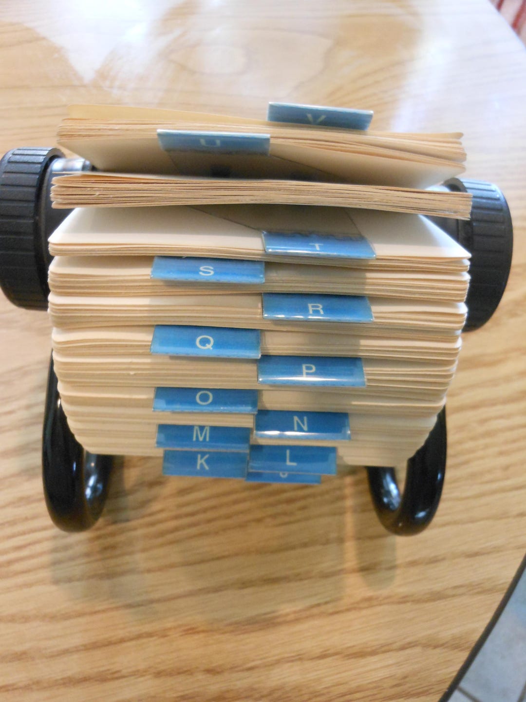 Vintage Rolodex Desk File Spinner, Names, Addresses, Phone Numbers, at ...