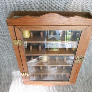 Small Wooden Thimble Cabinet, Vintage - Etsy
