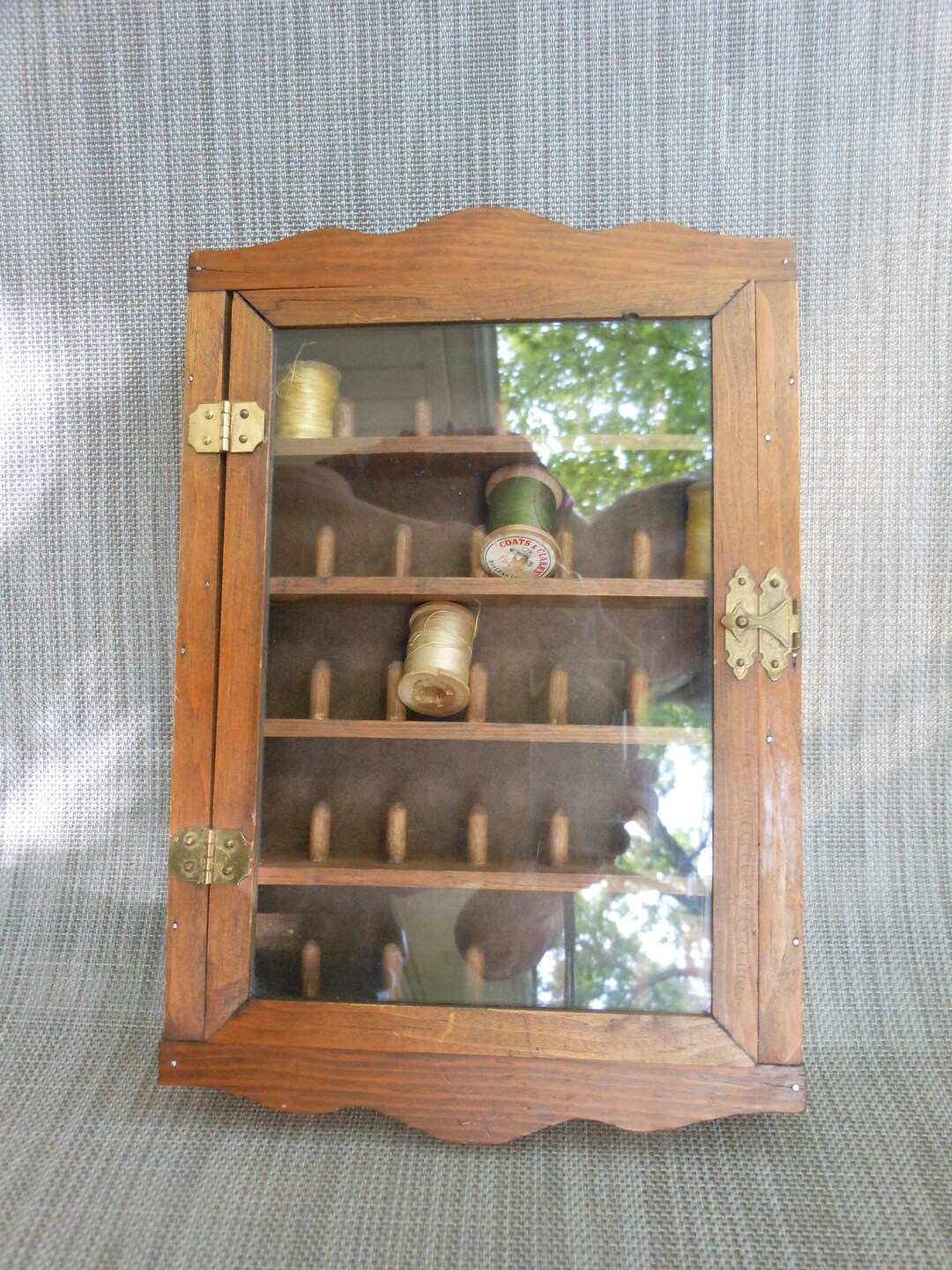Small Wooden Thimble Cabinet, Vintage - Etsy