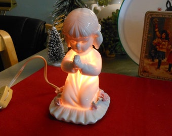 PRAYING ANGEL Plug-in LED Night Light With Dusk-dawn Sensor, Kids ...