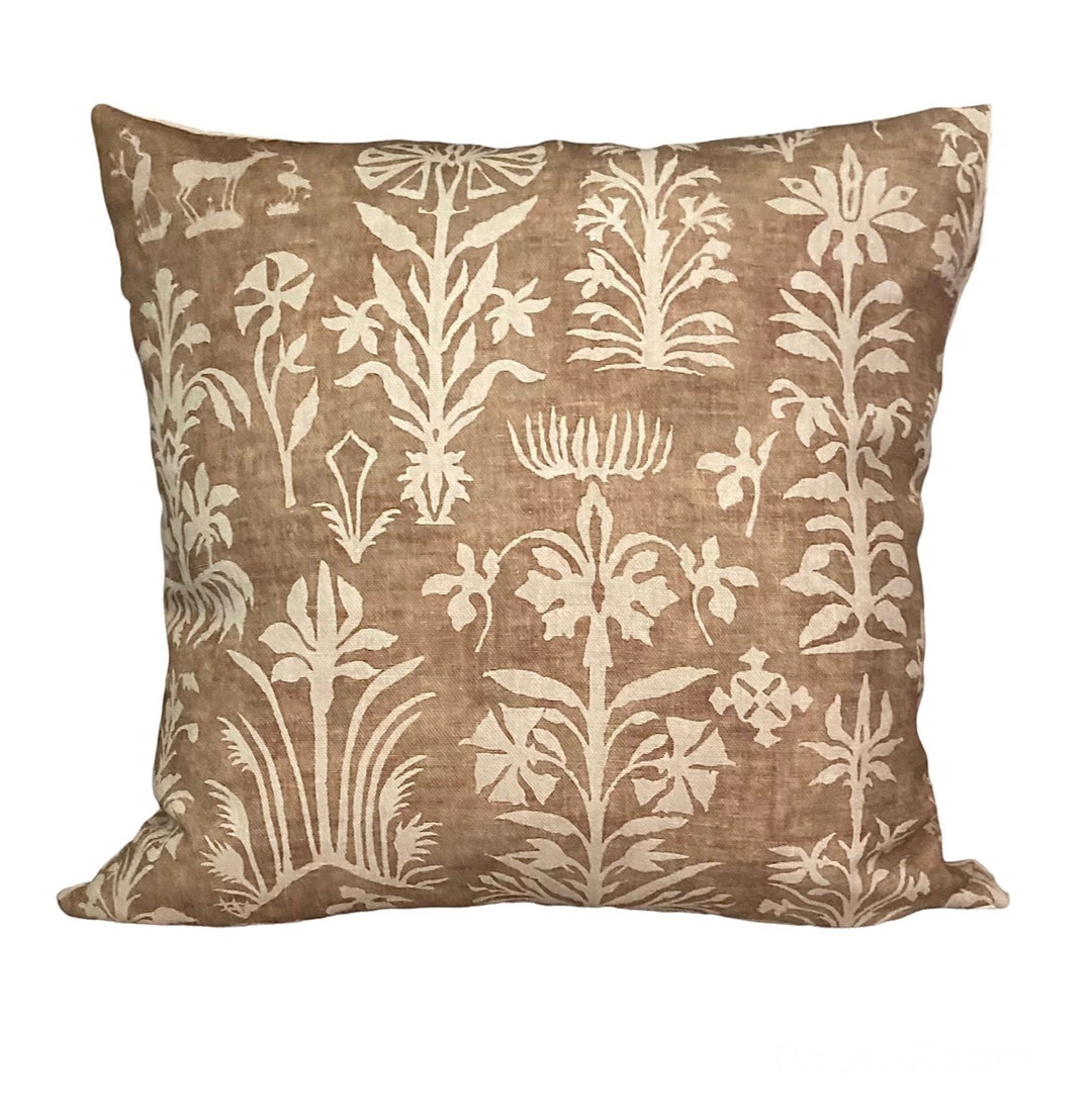 Lewis and Wood, Papyrus in Desert Sand, Tan Pillow Cover - Etsy