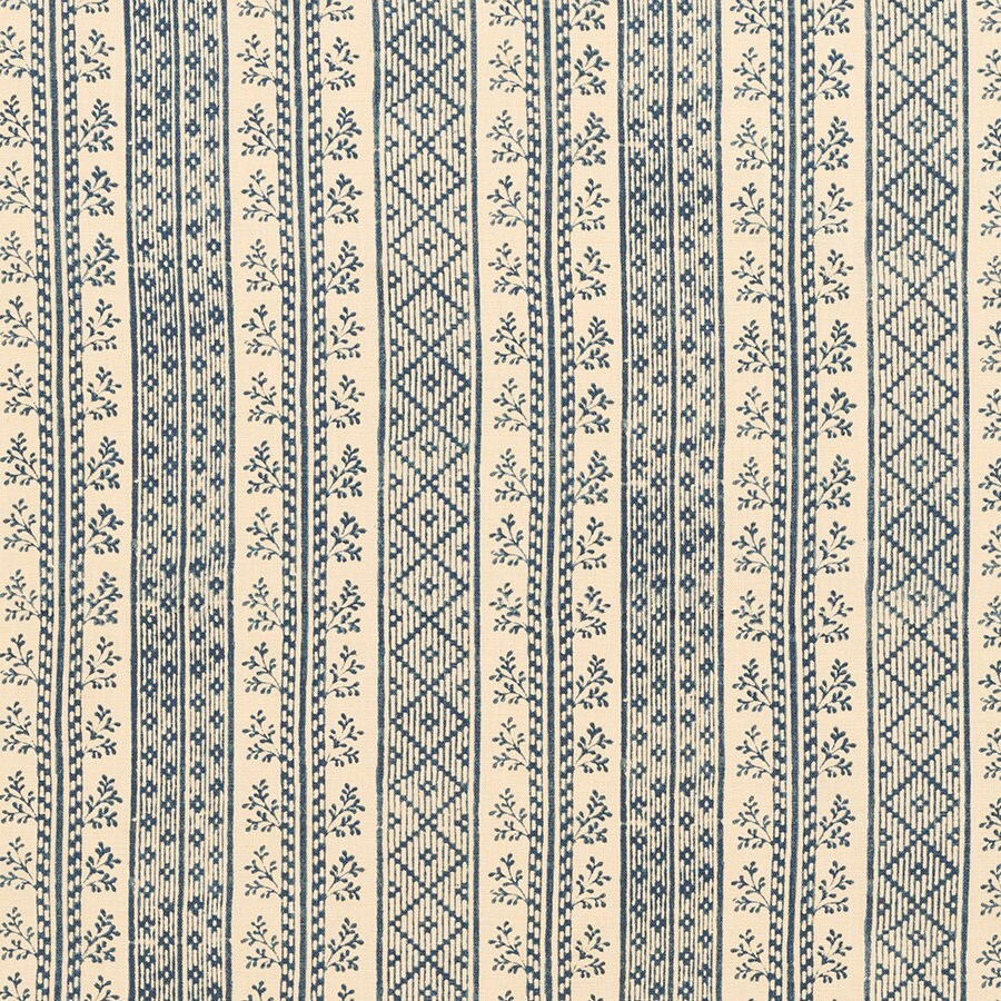 Michael Smith , Jasper Dutch Stripe in Indigo Blue Linen Pillow Cover ...