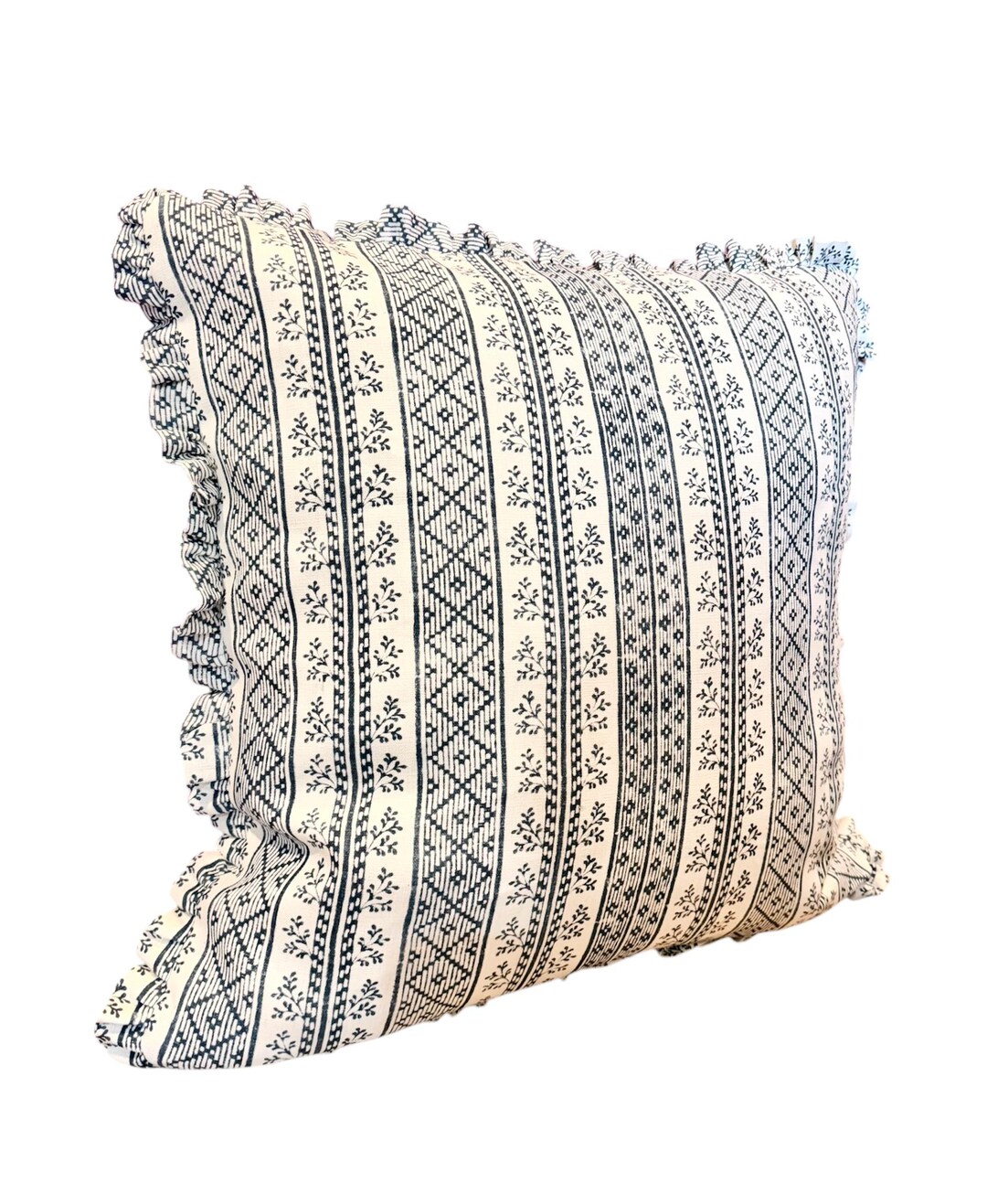 Michael Smith , Jasper Dutch Stripe in Porcelain Blue and off White ...