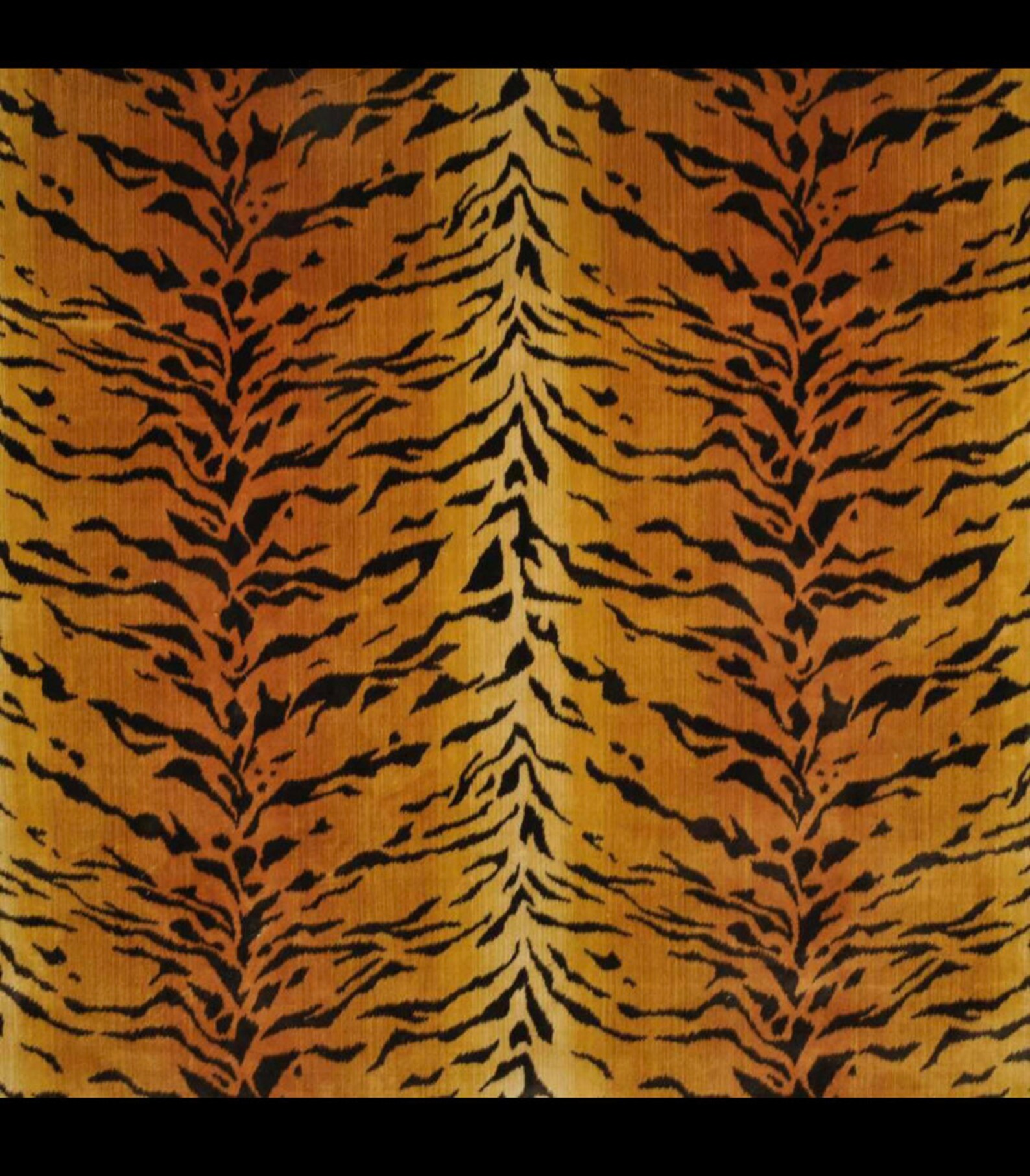 Noblis Velours Tiger, Gold Black Tiger, Animal Print Designer Velvet ...