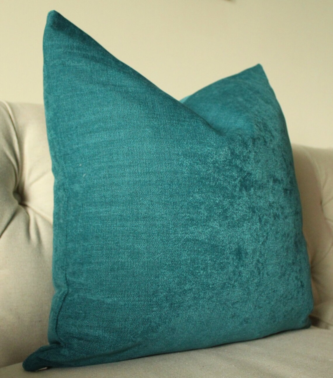 Decorative Teal Blue Pillow Dark Turquoise Pillow Cover - Etsy