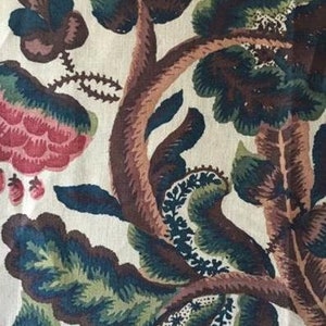 Claremont's Tree of Life Pillow Cover, Designer Floral Block Print High ...