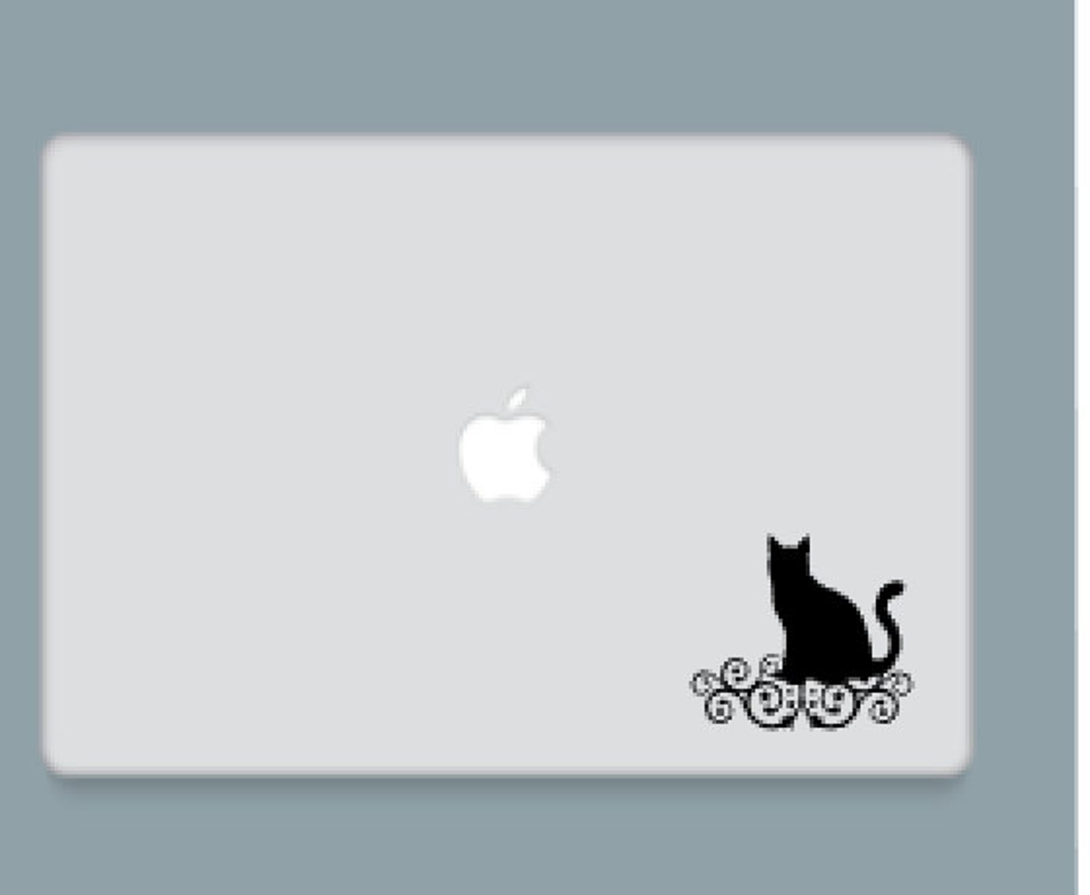Fancy Cat Computer Keyboard Decal or Computer Cover Decal - Etsy