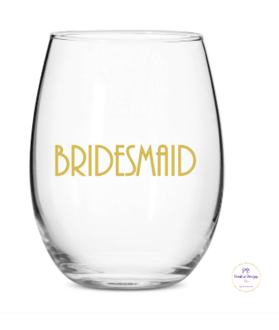 Bridesmaid Decal For Wine Glass Diy Decal Tumbler Decal Etsy
