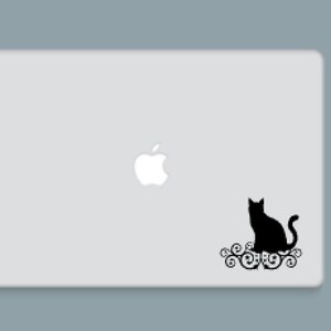 Fancy Cat Computer Keyboard or Cover Decal / DIY Decal / Car Decal ...