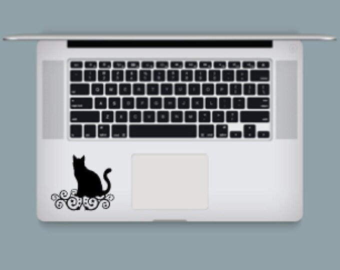 Fancy Cat Computer Keyboard Decal or Computer Cover Decal - Etsy