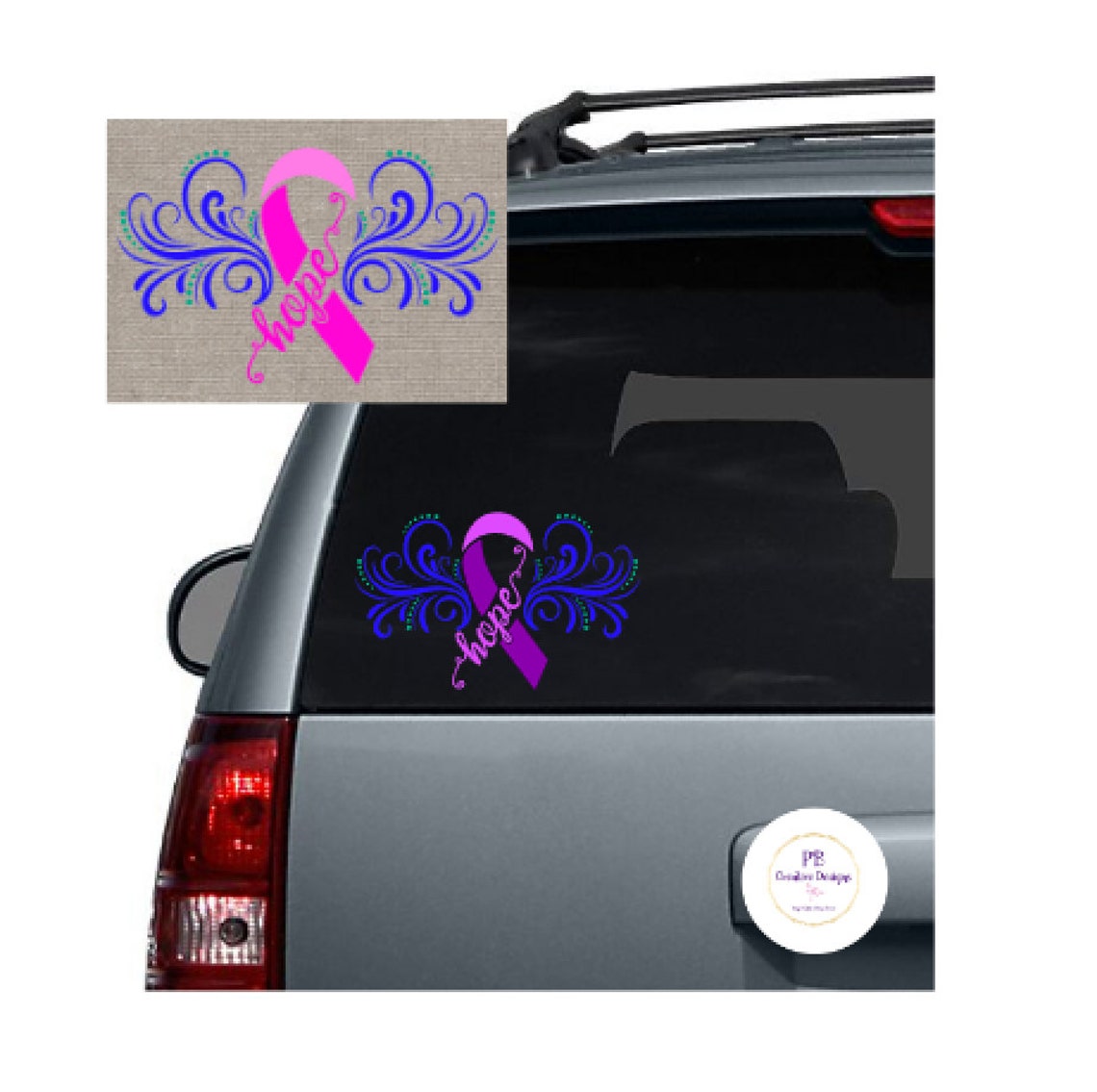 Hope Swirls for Car Window / DIY Decal / Car Decal / Tumbler - Etsy
