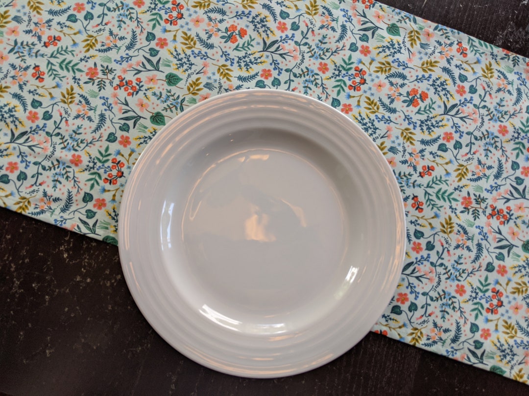 13 X 70 Rifle Paper Co Wildwood Collection Mint Floral Table Runner ...