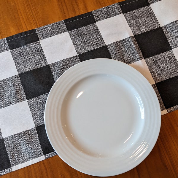 Buffalo Check Table Runner - Etsy