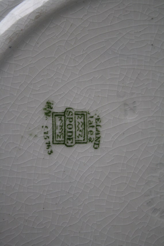 Pair of antique English "Devonia" sheet transferware … - Gem