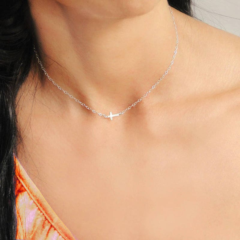 Cross Choker - Etsy