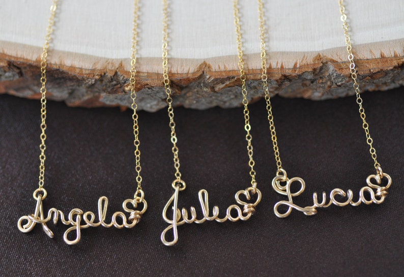 Personalized Name Gold Name Necklace Custom Name - Etsy