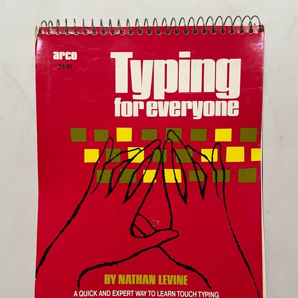 Typing Book - Etsy