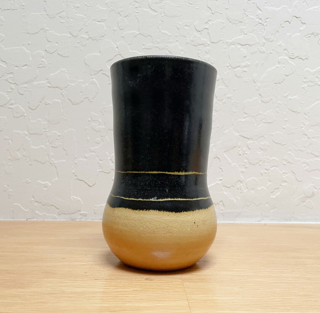 Signed Lanyi Pottery Vase, Mod Swedish Vibe, 6" Tall, AS IS, Please ...