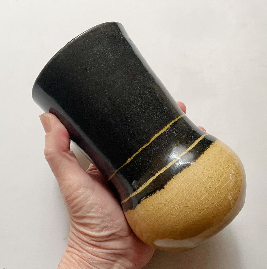 Signed Lanyi Pottery Vase, Mod Swedish Vibe, 6" Tall - Etsy
