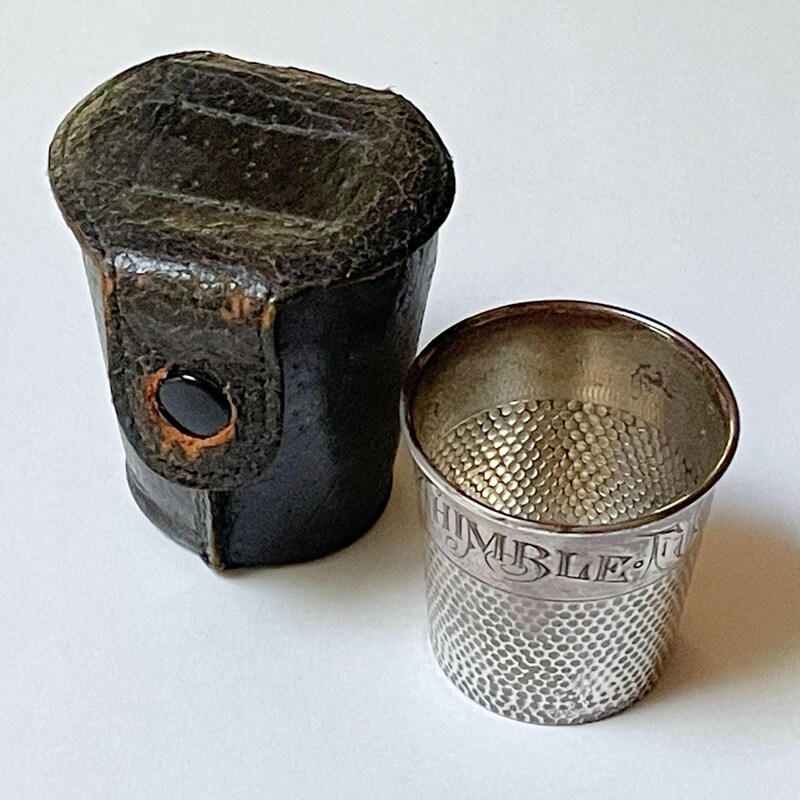 Silver Thimble Case - Etsy
