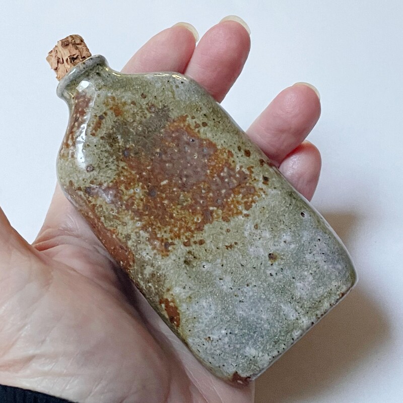 Ceramic Flask - Etsy