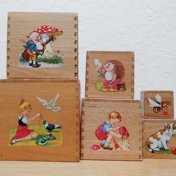 Nesting Blocks - Etsy