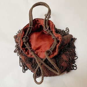 1920s Beaded Flapper Purse, Art Deco Era, Drawstring Top/handle - Etsy