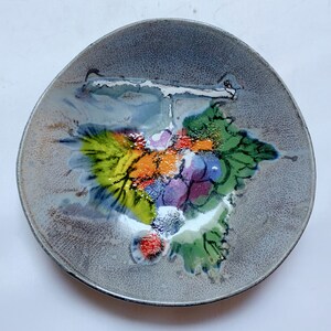 4 Gorgeous Art Studio Pottery Bowls With Hand-painted/textured Fruit ...