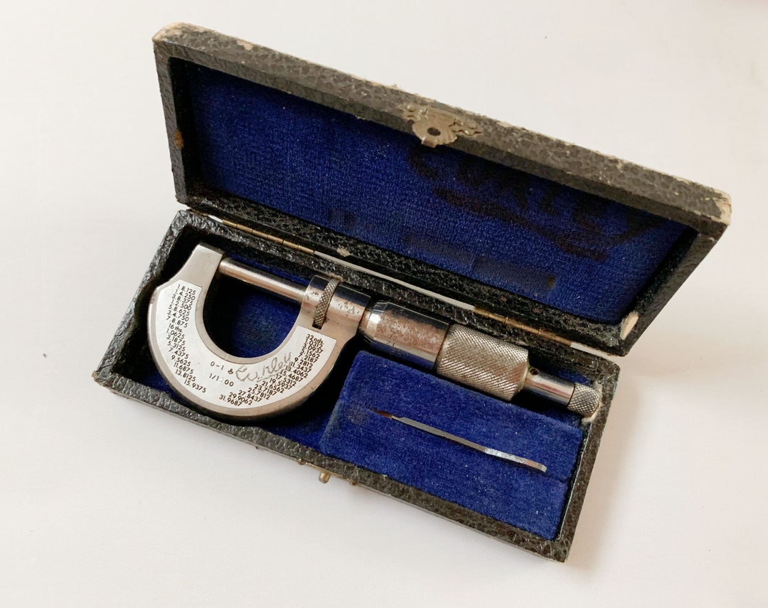 OLD German-made Micrometer in Box, 0"-1" Scale, AS IS, Preowned by ...