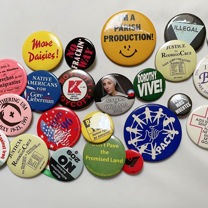 Political Button - Etsy