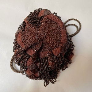 1920s Beaded Flapper Purse, Art Deco Era, Drawstring Top/handle - Etsy