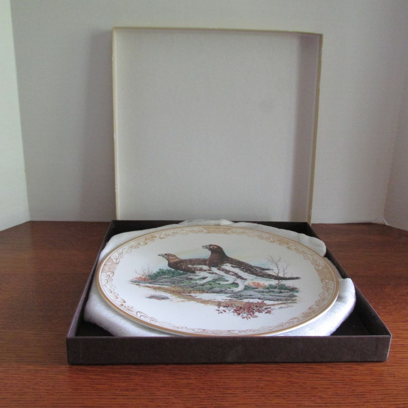 Vintage Willow Partridge Collectible Plate Bone China | Etsy