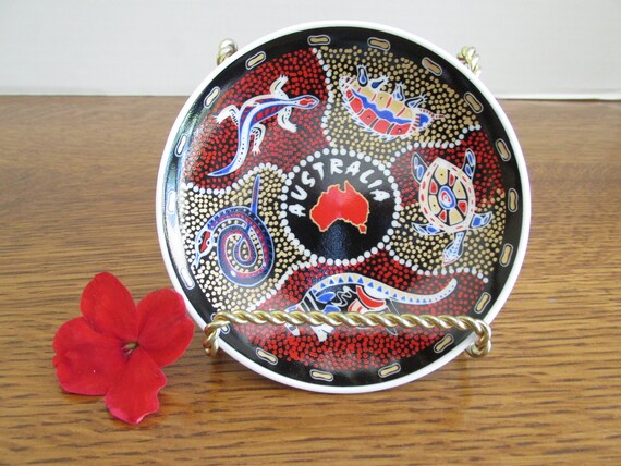 Vintage Miniature Australia Souvenir Plate 4 Inches in - Etsy