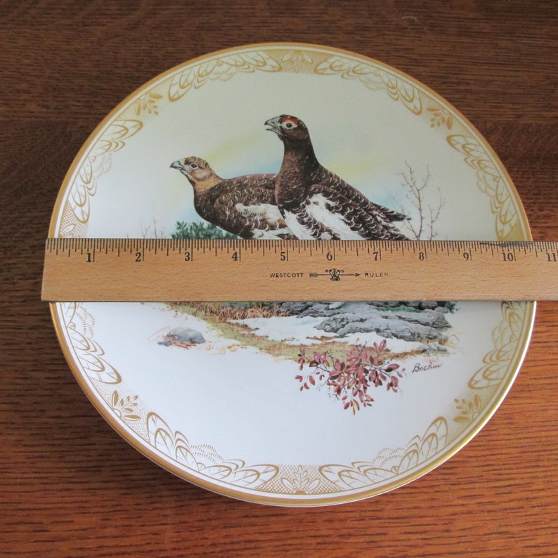 Vintage Willow Partridge Collectible Plate Bone China | Etsy