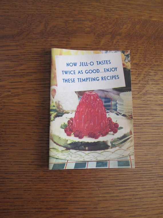 Jell-O Recipe Booklet 1934 Advertising Cook Books | Etsy