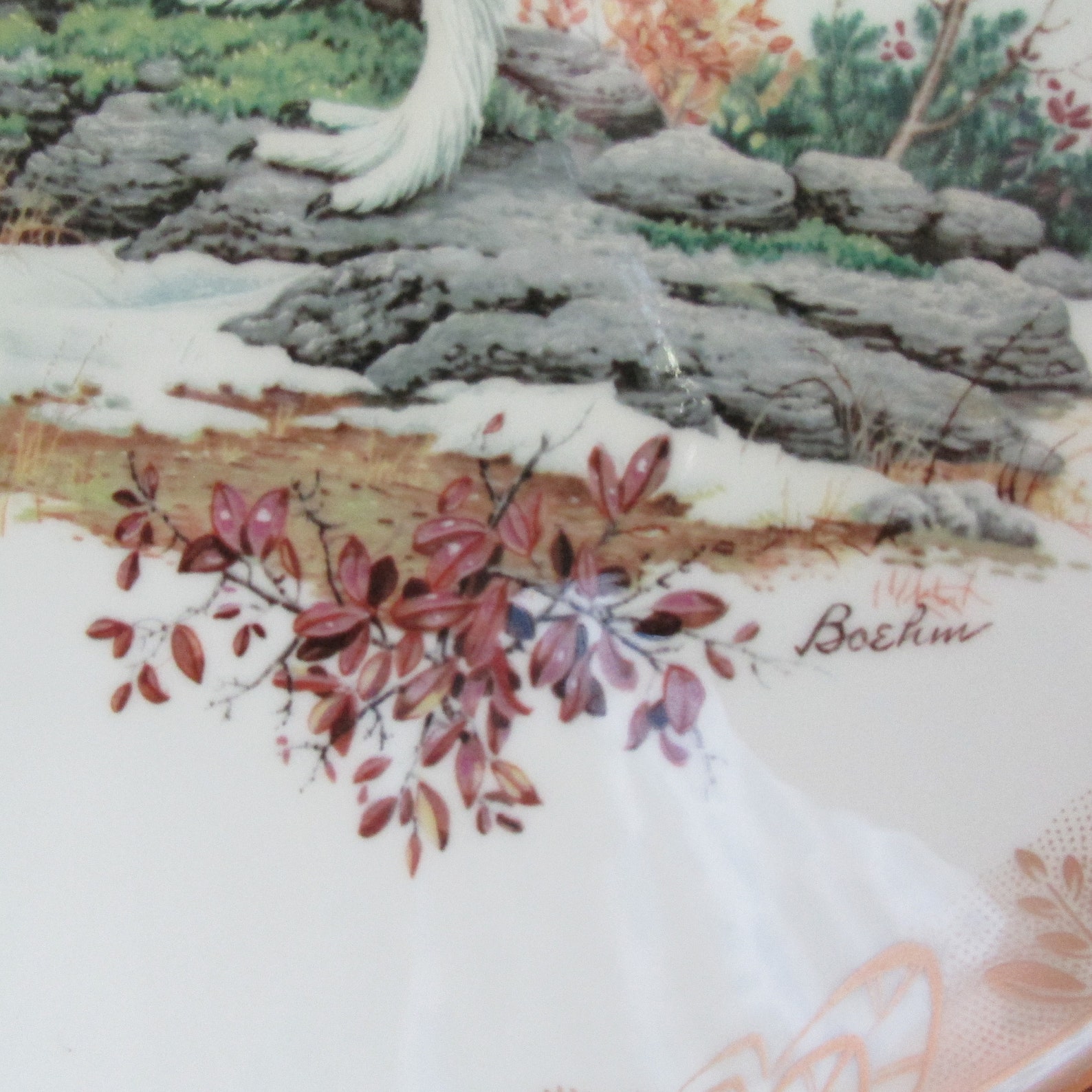 Vintage Willow Partridge Collectible Plate Bone China | Etsy