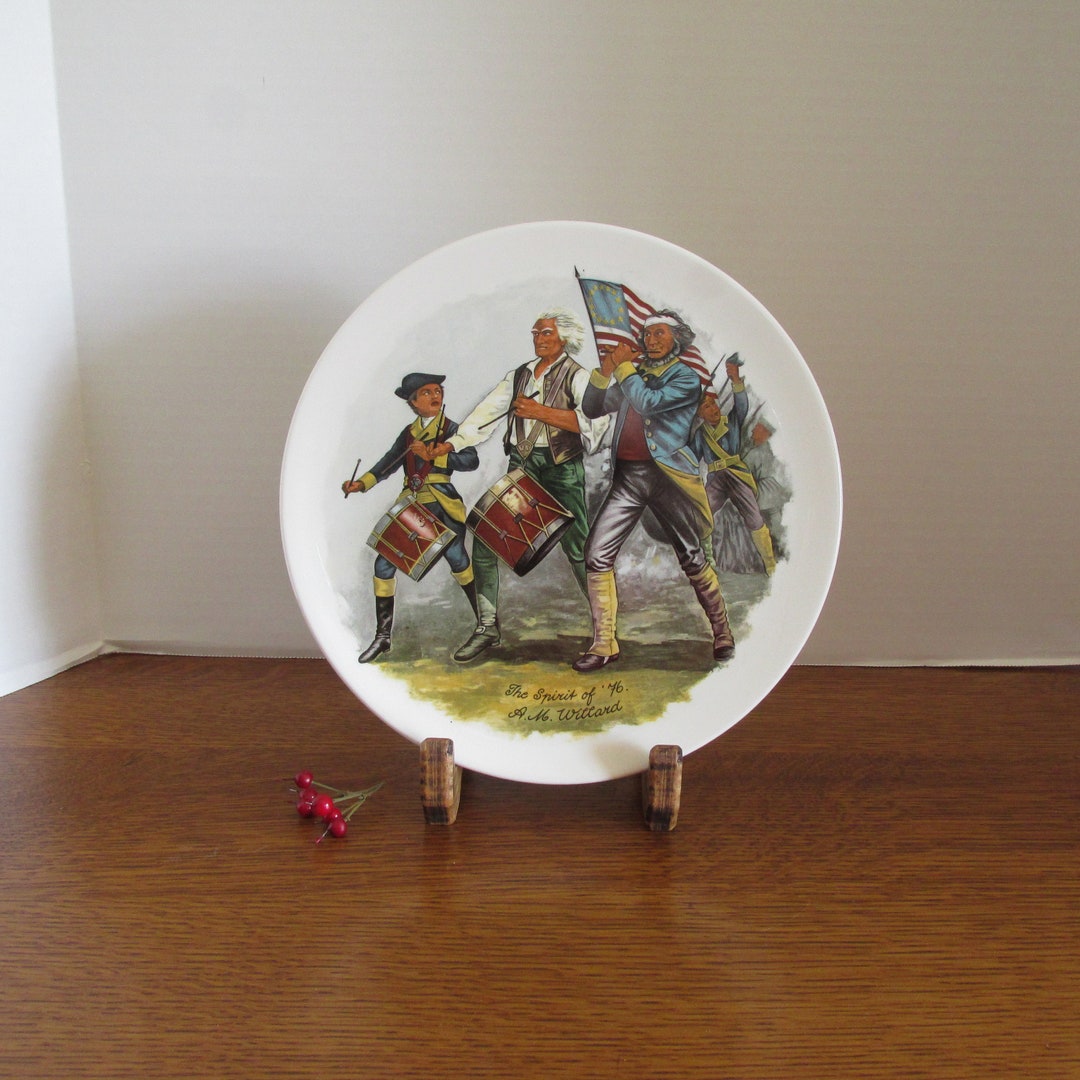 Vintage the Spirit of '76 Collectible Plate Patriotic by Artist A. M ...