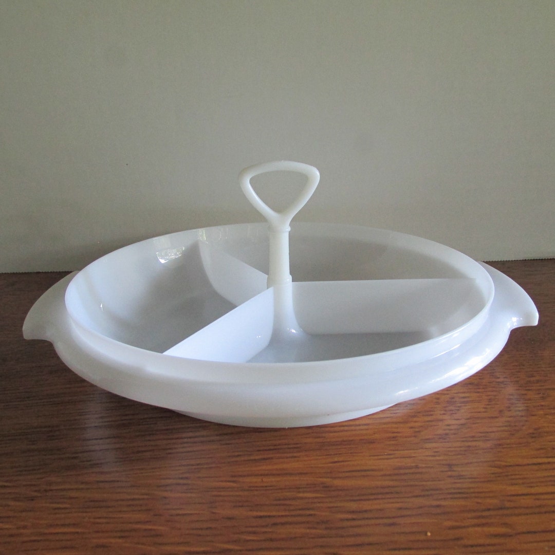 Vintage Small Tupperware Relish Plate Removable Handle Suzette - Etsy