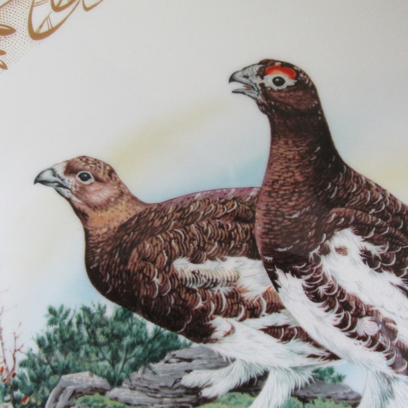 Vintage Willow Partridge Collectible Plate Bone China | Etsy