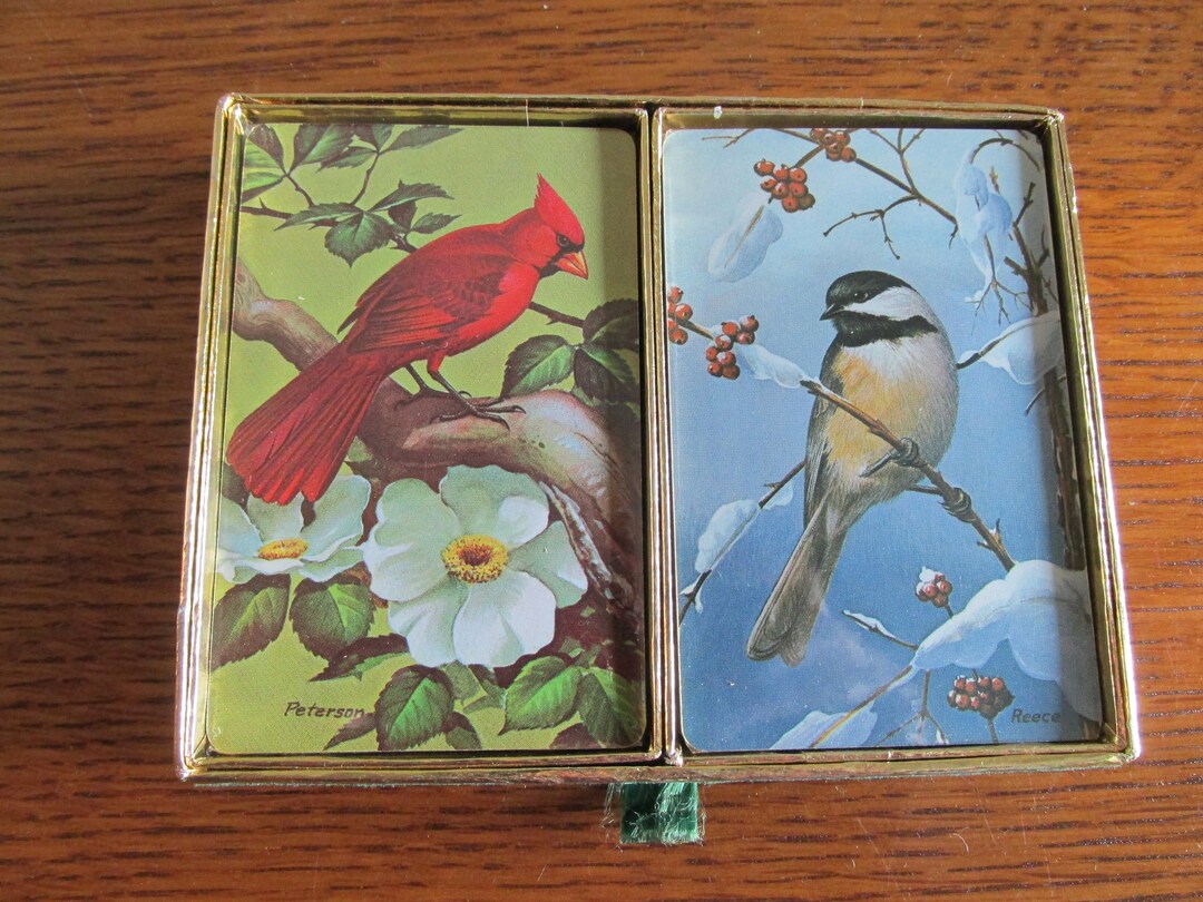 Vintage National Wildlife Federation Playing Cards Double Deck Colorful ...