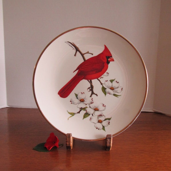Cardinal Plate - Etsy