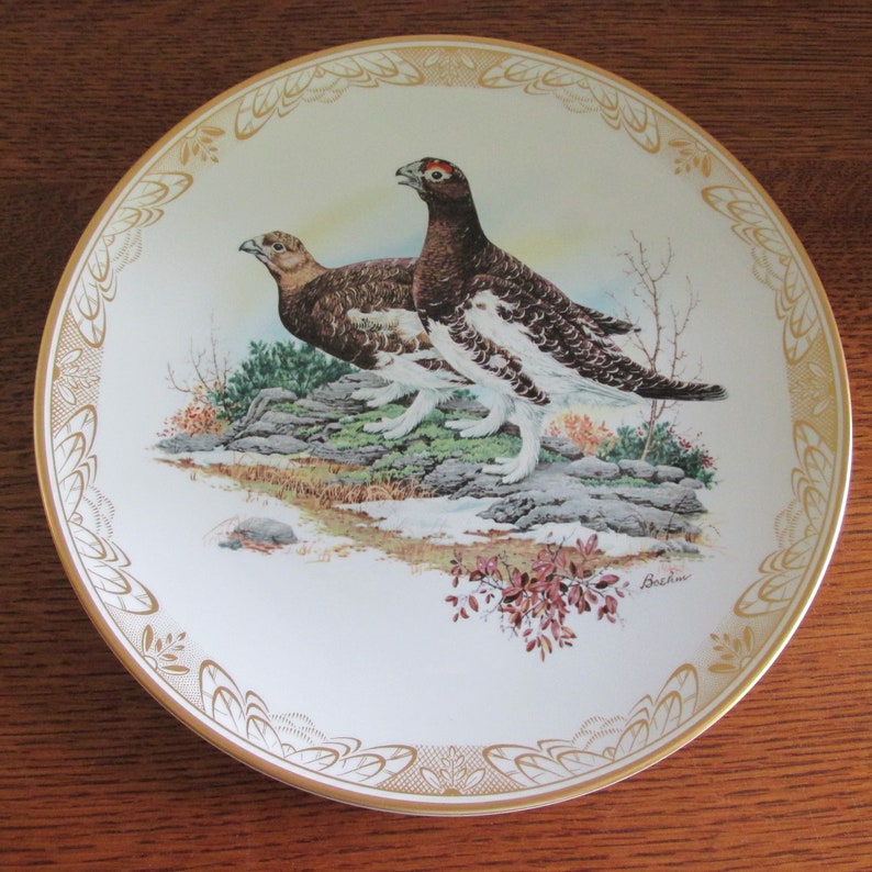 Vintage Willow Partridge Collectible Plate Bone China | Etsy